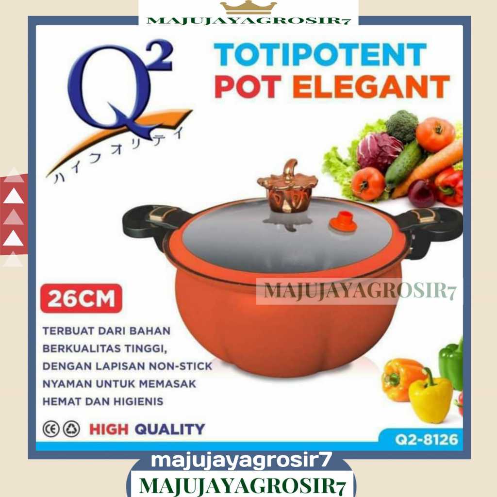 PRESTO Q2-8126 / PRESTO PAN PUMPKIN 26CM Q2 8126 / TOTIPOTENT POT ...