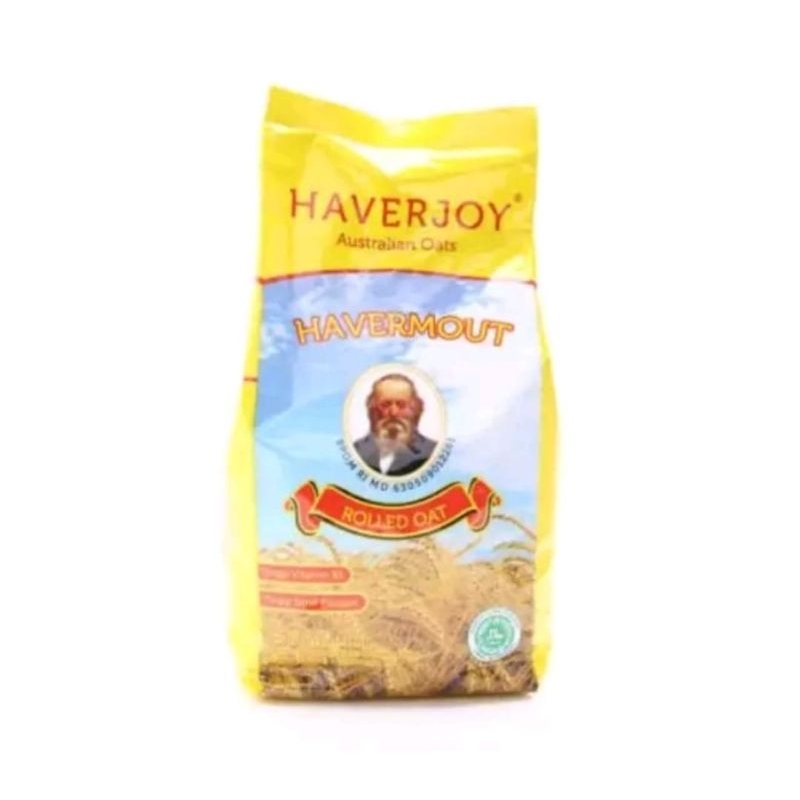 Haverjoy Australian Rolled Oat / Havermout Oatmeal 500g | Shopee ...