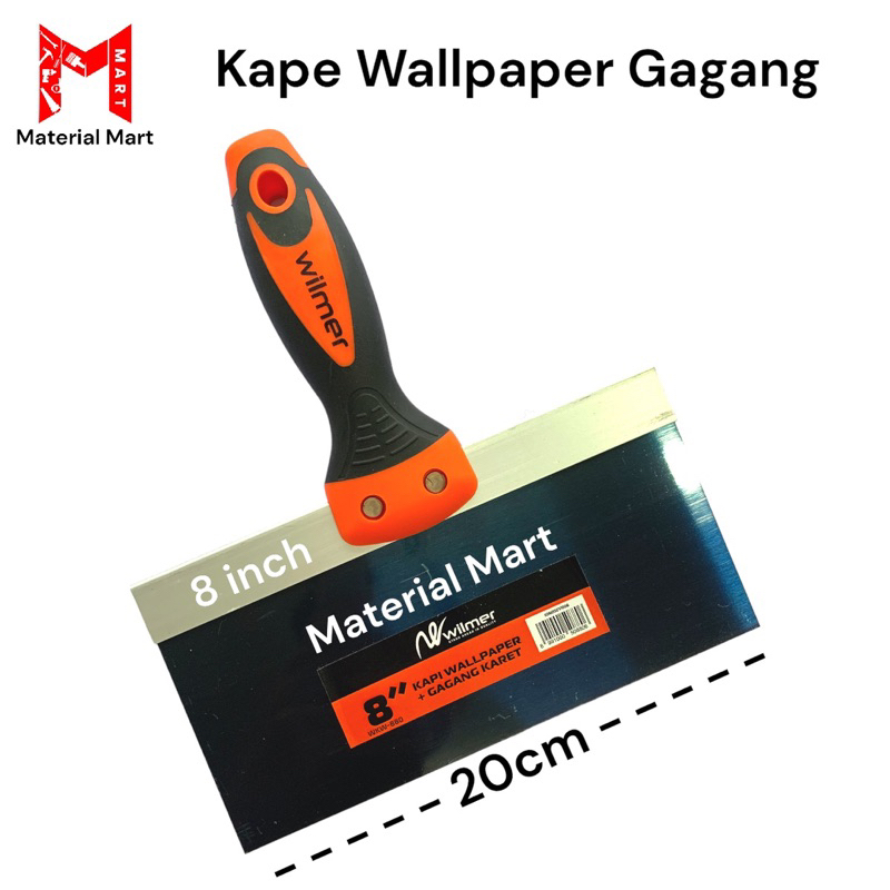 Kape Wallpaper 8 Inch Handle | 8" Handle Gypsum Scrap | Kapi Rubber ...