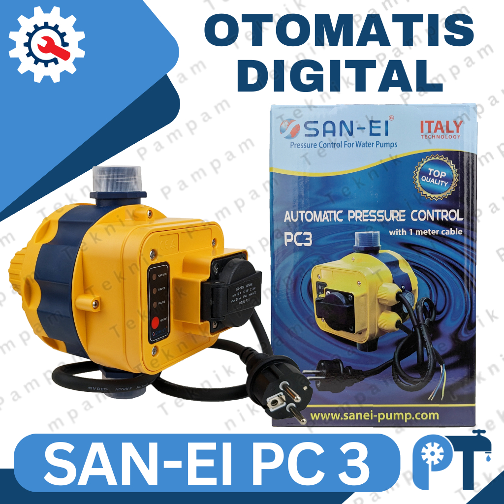 Automatic Sanei PC 3 - San ei PC3 APC digital Pressure switch | Shopee ...