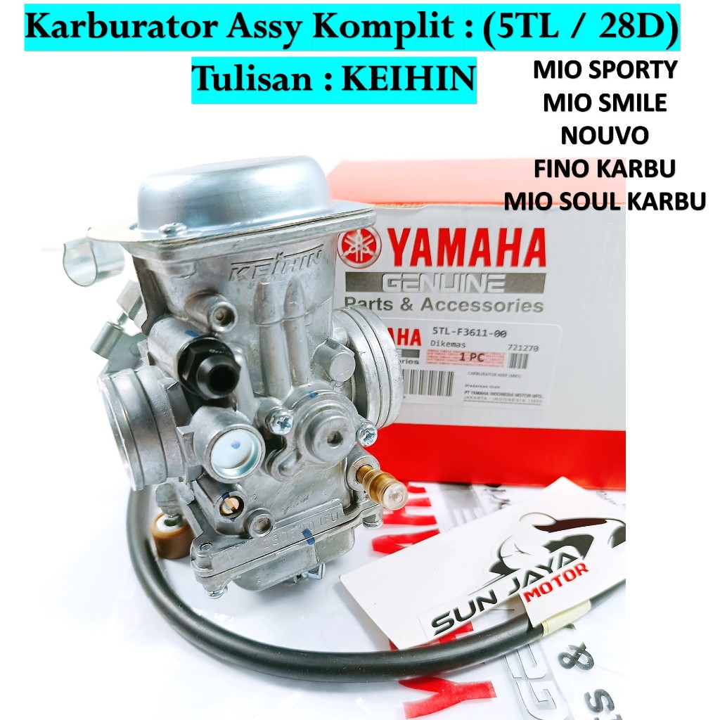 Carburetor Mio Sporty - Mio Smile - Fino - Nouvo KEIHIN/MIKUNI 5TL ...