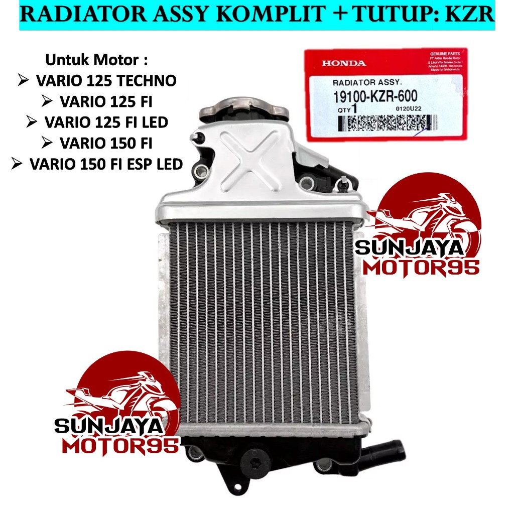 Radiator ASSY VARIO 125 TECHNO CBS - VARIO 125 eSP FI - VARIO 150 FI ...