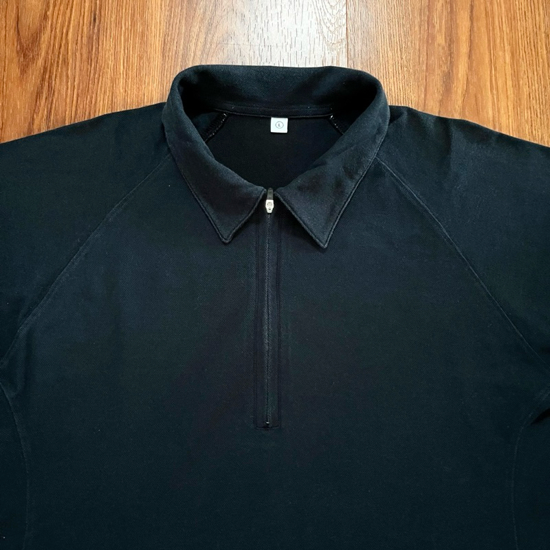 UNIQLO Half Zipper Navy BluePOLO Shirt (L fits XL) | Shopee Philippines