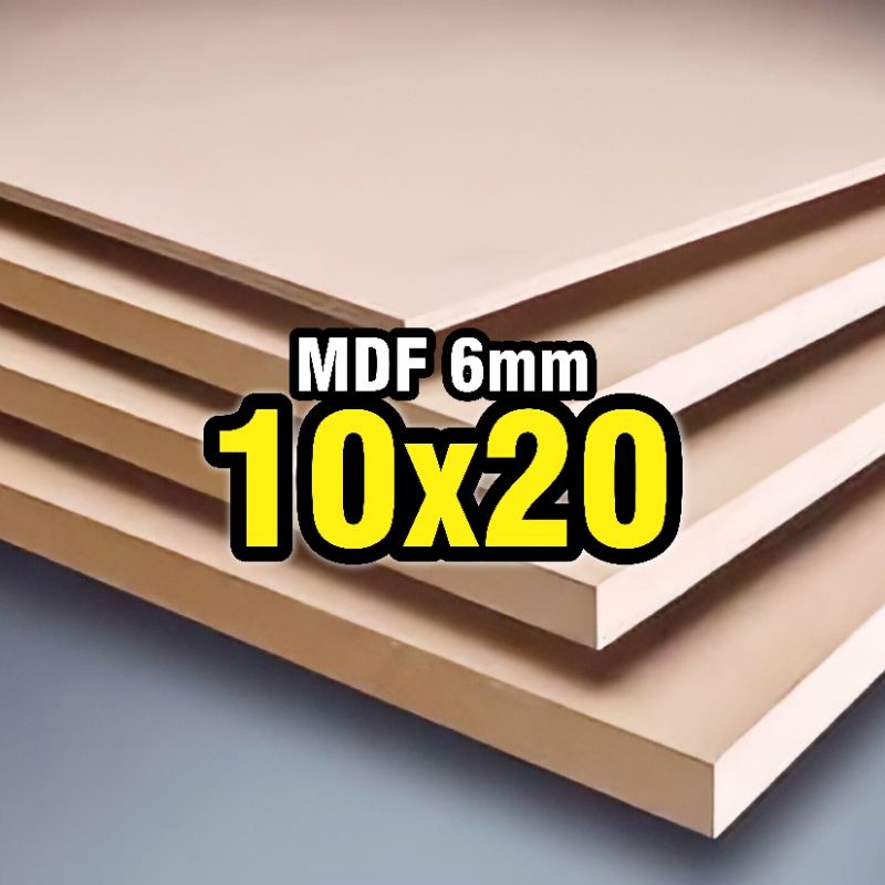 Mdf Board Size 10x20cm Thickness 6mm | Shopee Philippines