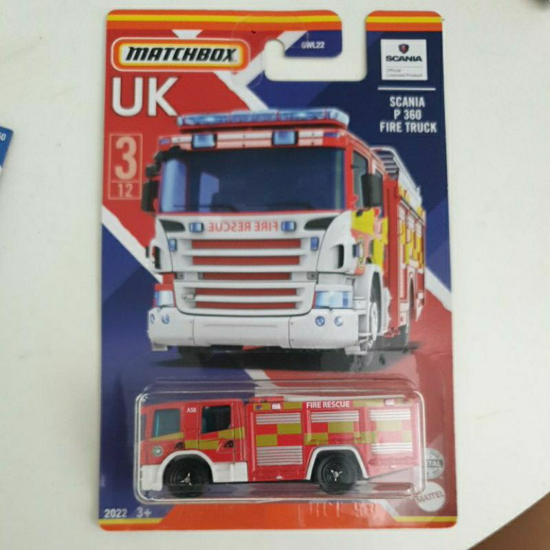 Matchbox Scania P 360 Fire Truck | Shopee Philippines