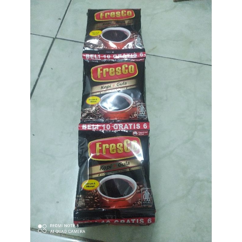 Fresco Coffee+Sugar, (16 Sachets) | Shopee Philippines