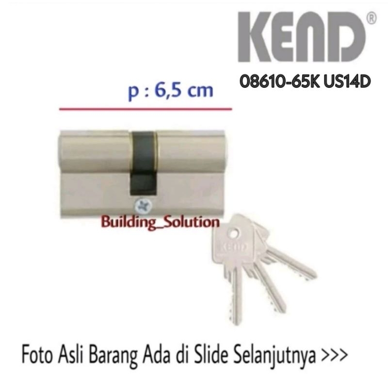 Original Double Cylinder Door Lock Kend 08610-10 US14 - original Kend ...