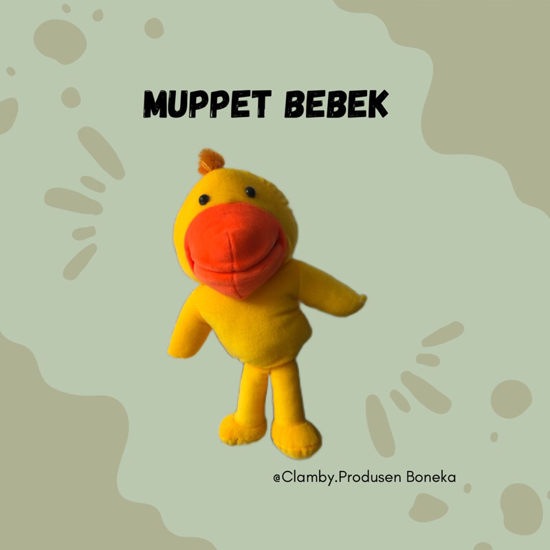 Duck Character Hand Puppet | Duck Animal Educational Toy | Shopee ...
