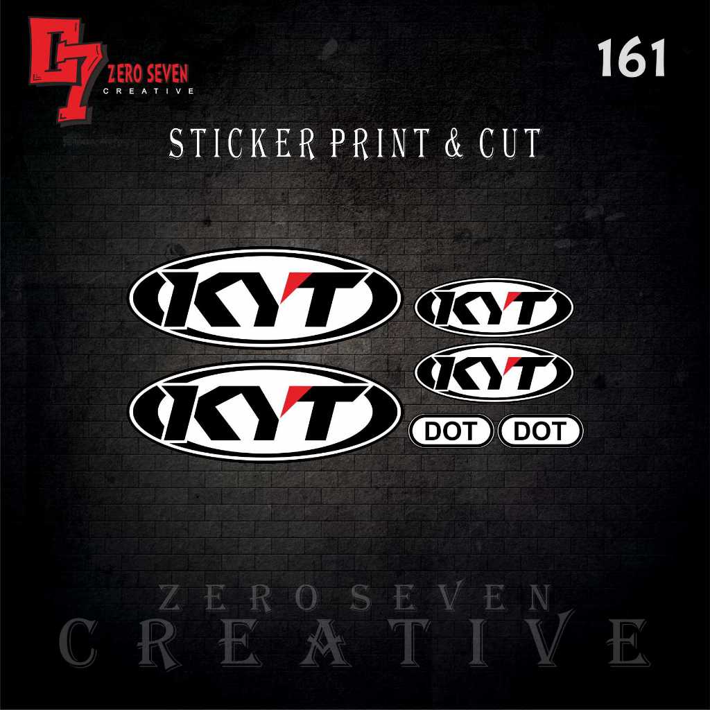 Kyt HELMET STICKER SET / STICKER PACK BUNDLING / RACING / MOTORCYCLE ...