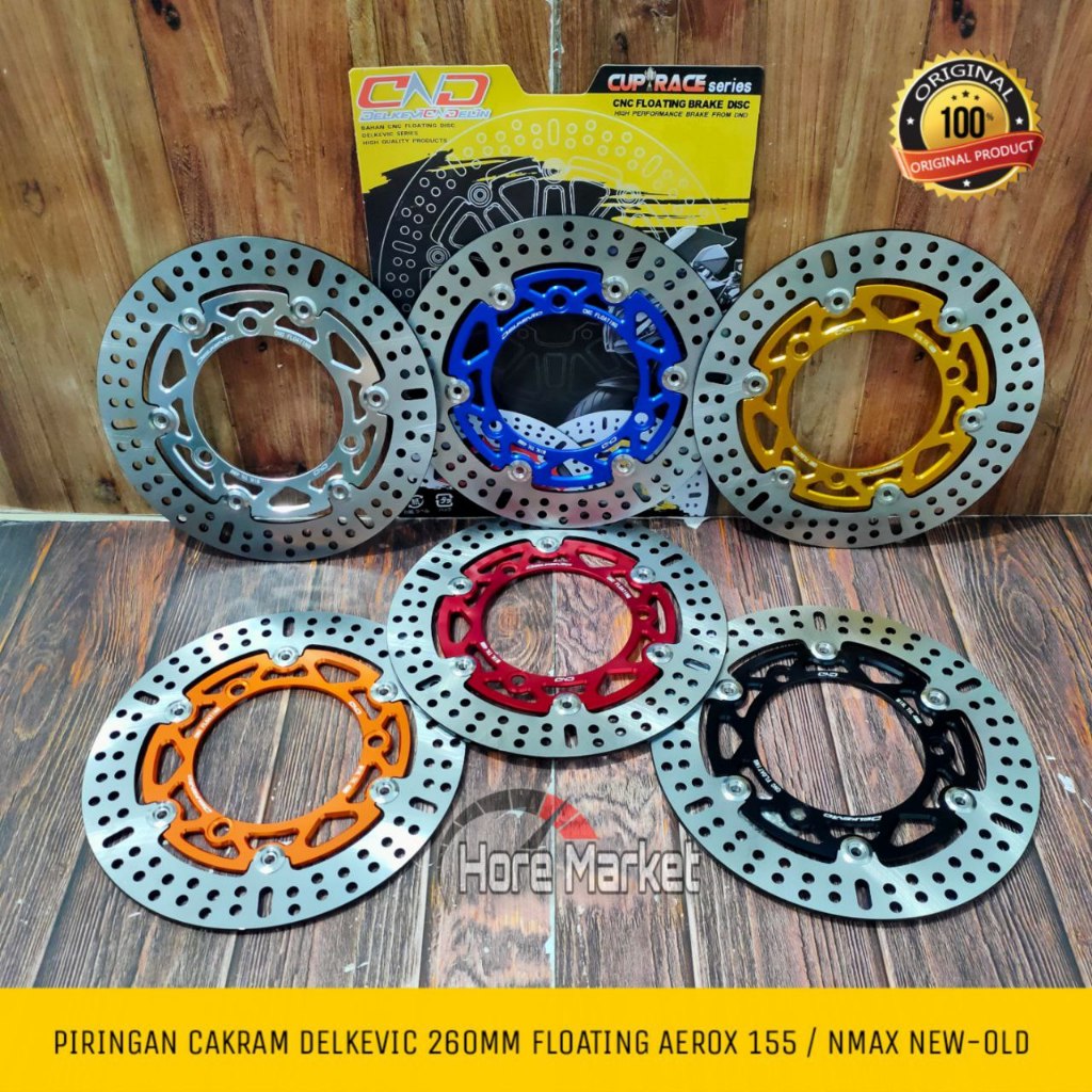 FRONT DISC PLATE AEROX 155 - NMAX 150 155 NEW / OLD 260MM DELKEVIC DISC ...