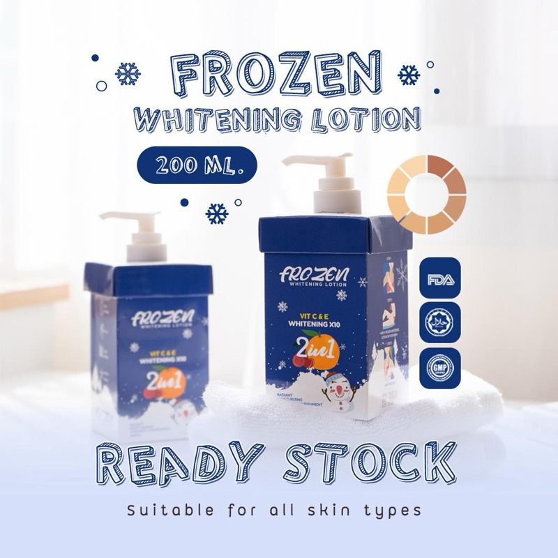 FROZEN SET (FROZEN LOTION+SNOW CAPSULE+SOAP) ORIGINAL 100% THAILAND ...