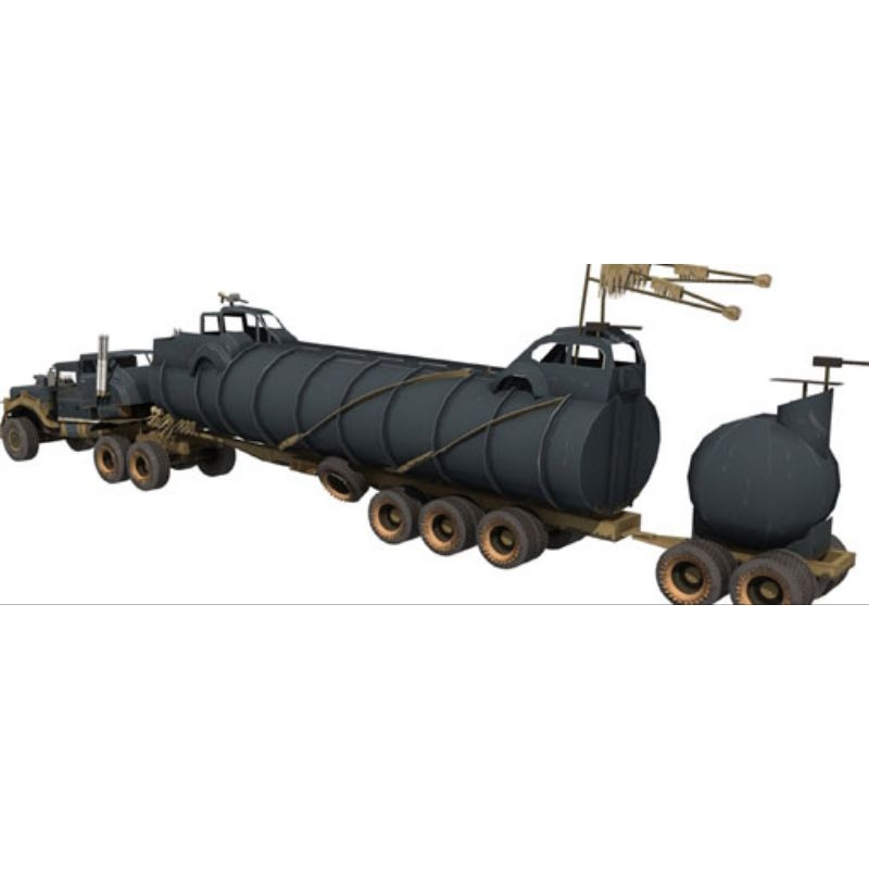 Mad max tanker truck papercraft pattern sheet (PR-D2) | Shopee Philippines