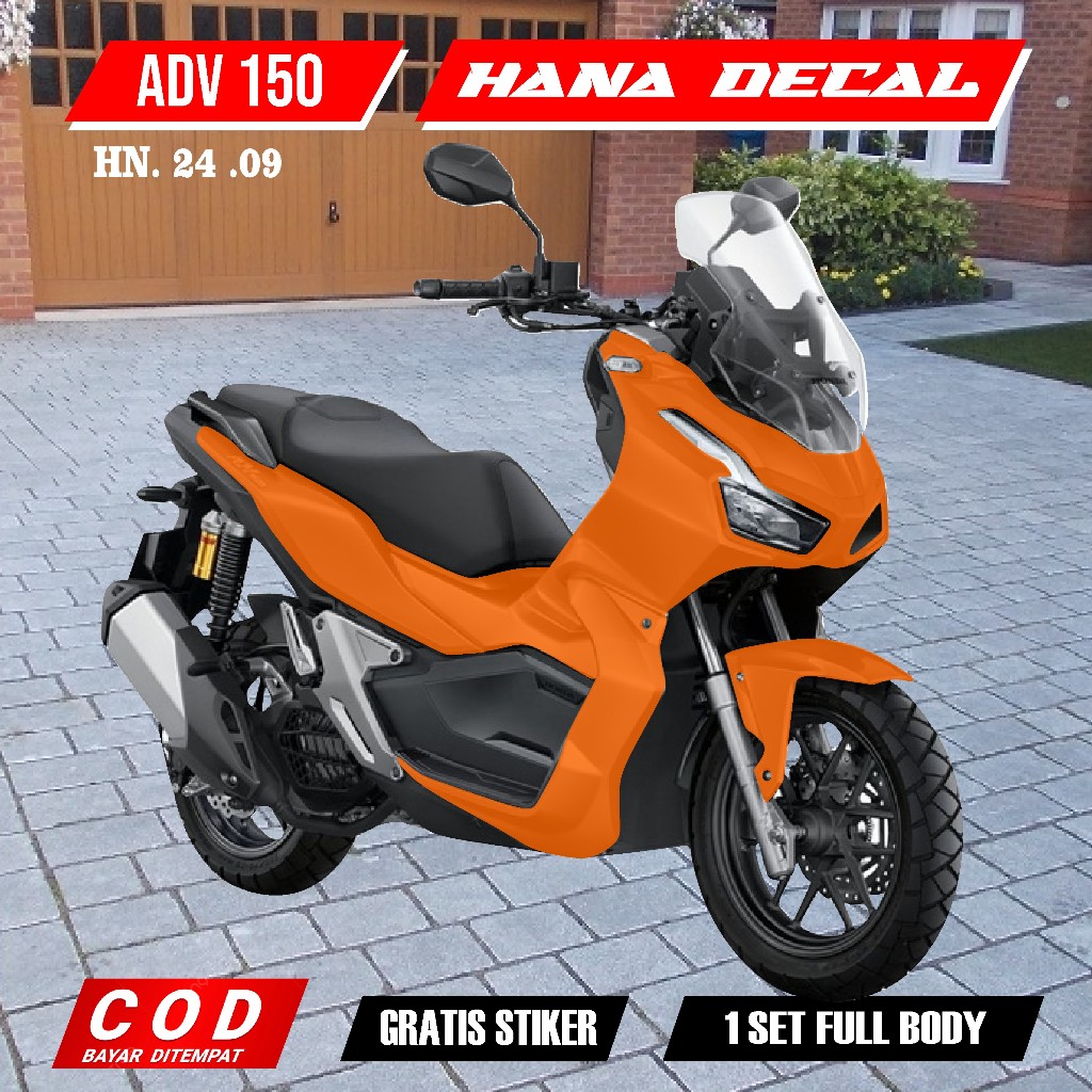 Newest Decal Sticker Honda ADV 150 Full body - ADV 150 Sticker ...