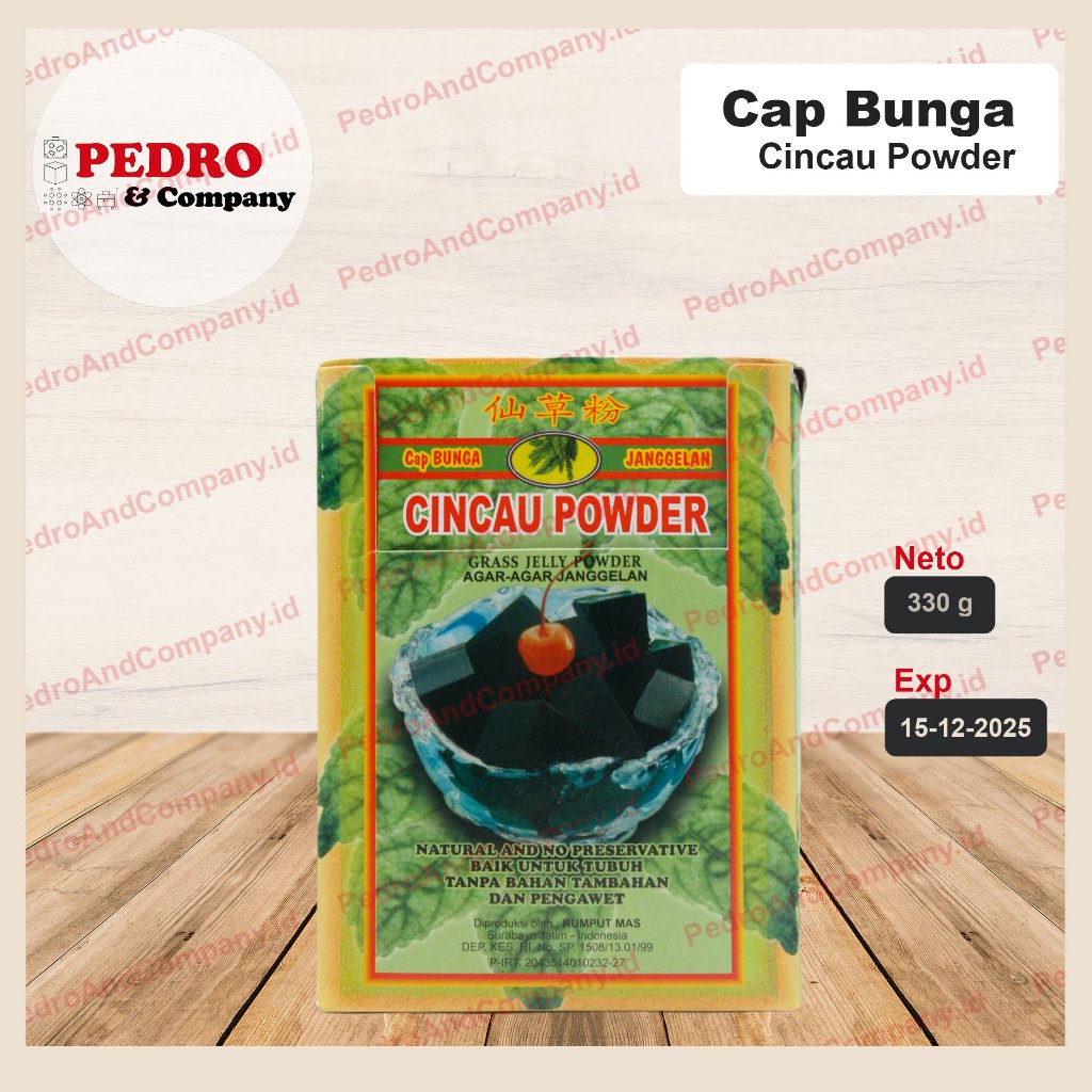 Cincau powder cap bunga/ agar agar agar janggelan (33 gr x 10 Sachets ...