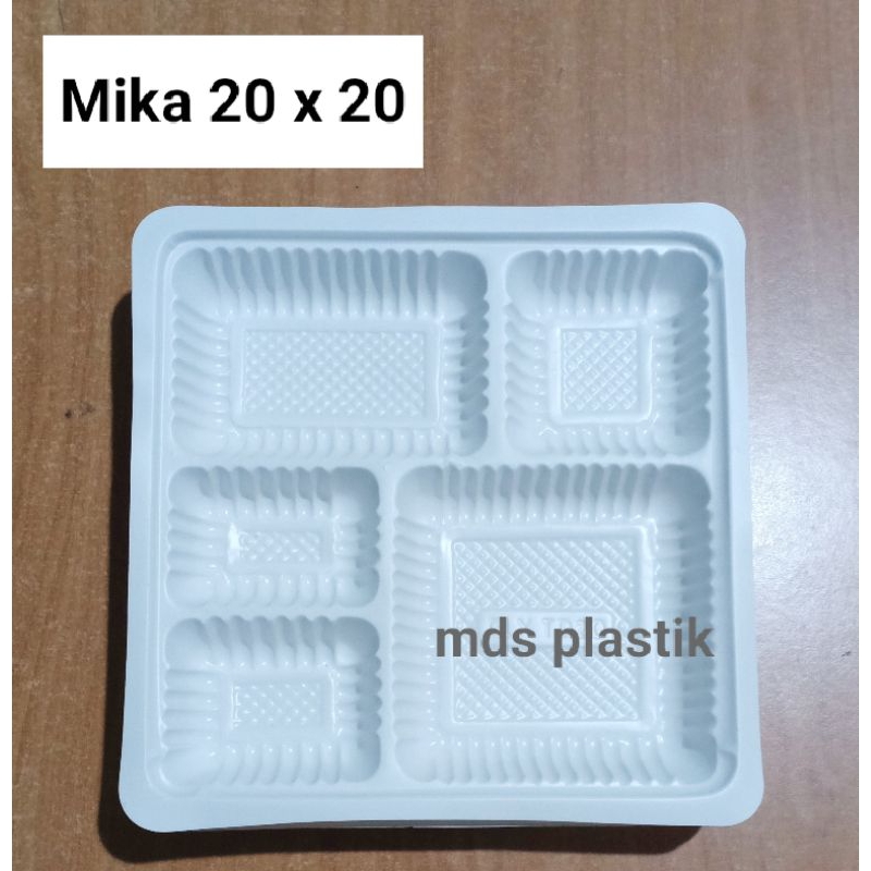 PUTIH MIKA 20 x 20 MILK WHITE 5 SEASON CONTAINS 50 PCS | Shopee Philippines