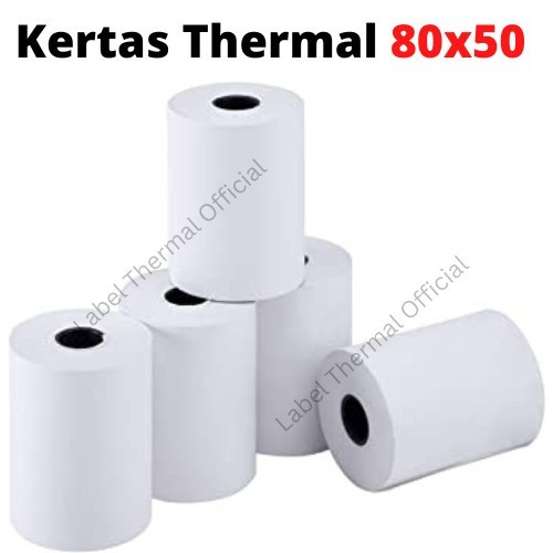 Cashier's Receipt Paper / Thermal Paper 80x50 / Roll Combo Cashier's ...