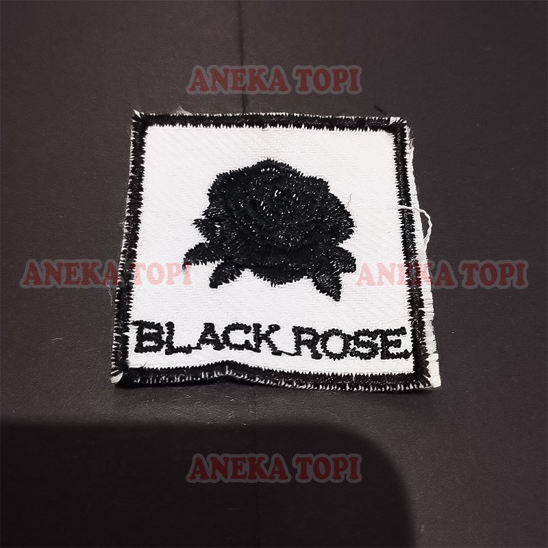 MAWAR HITAM Embroidery Black Rose Scout Team Sign Bet Embroidery Scout ...