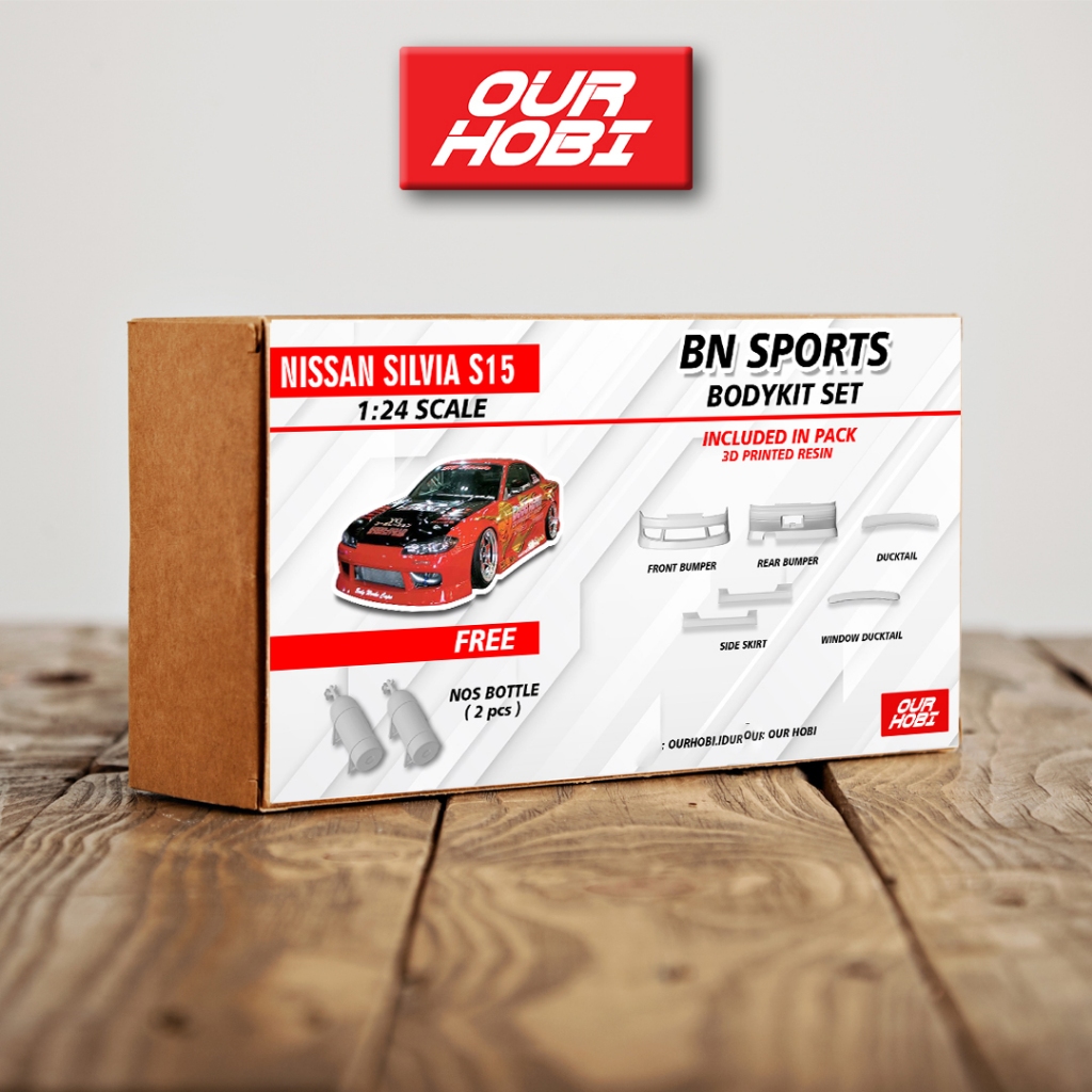 Widebody Bodykit Nissan S15 BN Sports Aoshima Tamiya Fujimi 1/24 ...