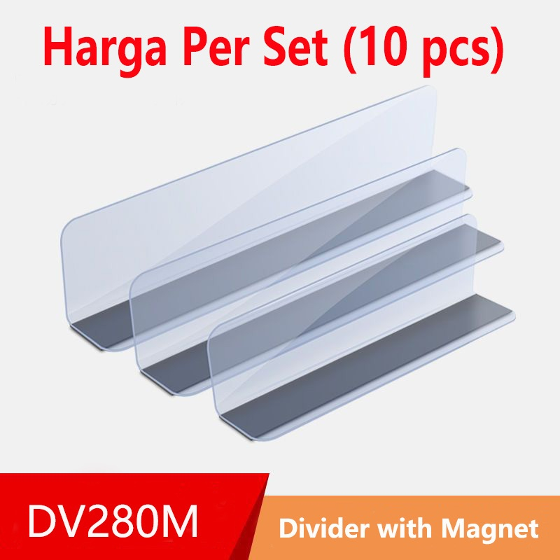 Plastic Divider DV280M (1 set = 10 pcs) Length 280mm Shop Display Tool ...