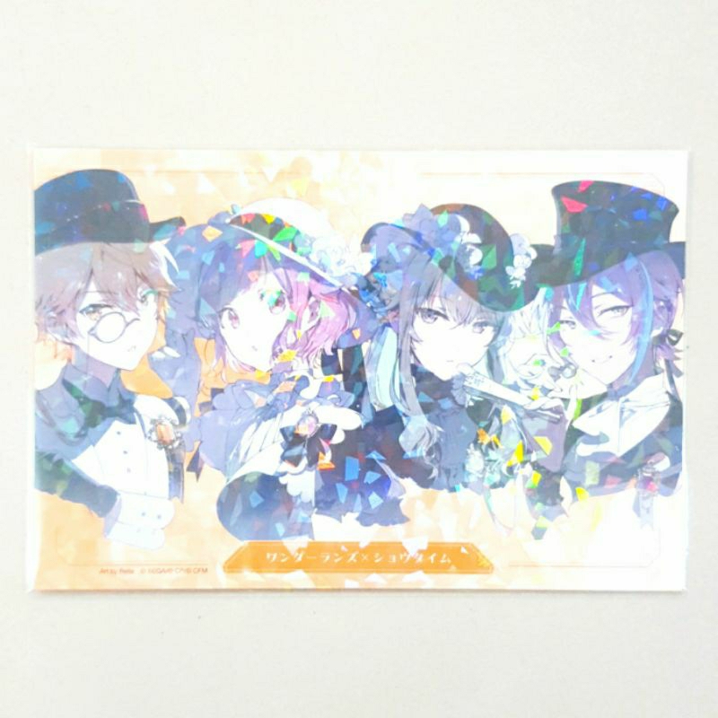 Project Sekai Jewelry Box Jewel Hologram Unit Postcard Wonderlands x ...