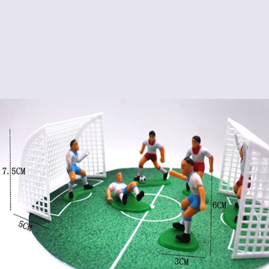 Football Cake Topper Set Birthday Display Topper Decoration | Shopee ...
