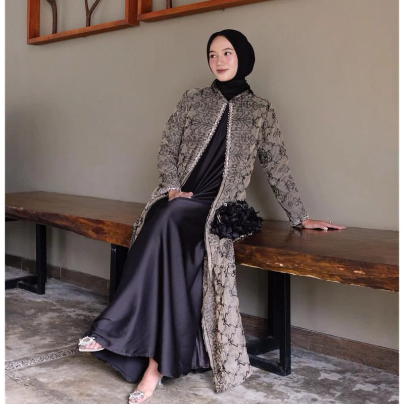 Silky MIX Brocade Luxury Brocade Robe | Shopee Philippines