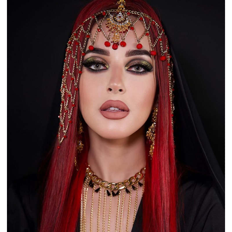 Luxurious Arabian Theme Headpiece, Arabian Look Tasya Farasya Headpiece ...