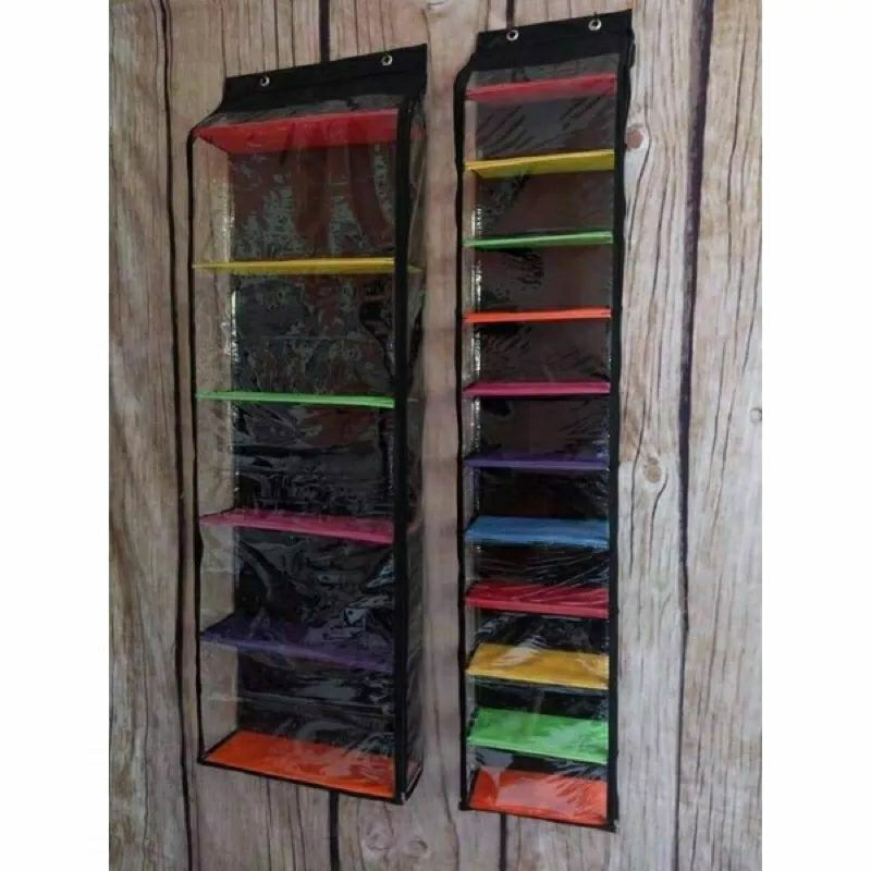 Plain Rainbow Shoe Rack and Rainbow Bag Rack, 2 in 1 Plywood Base ...