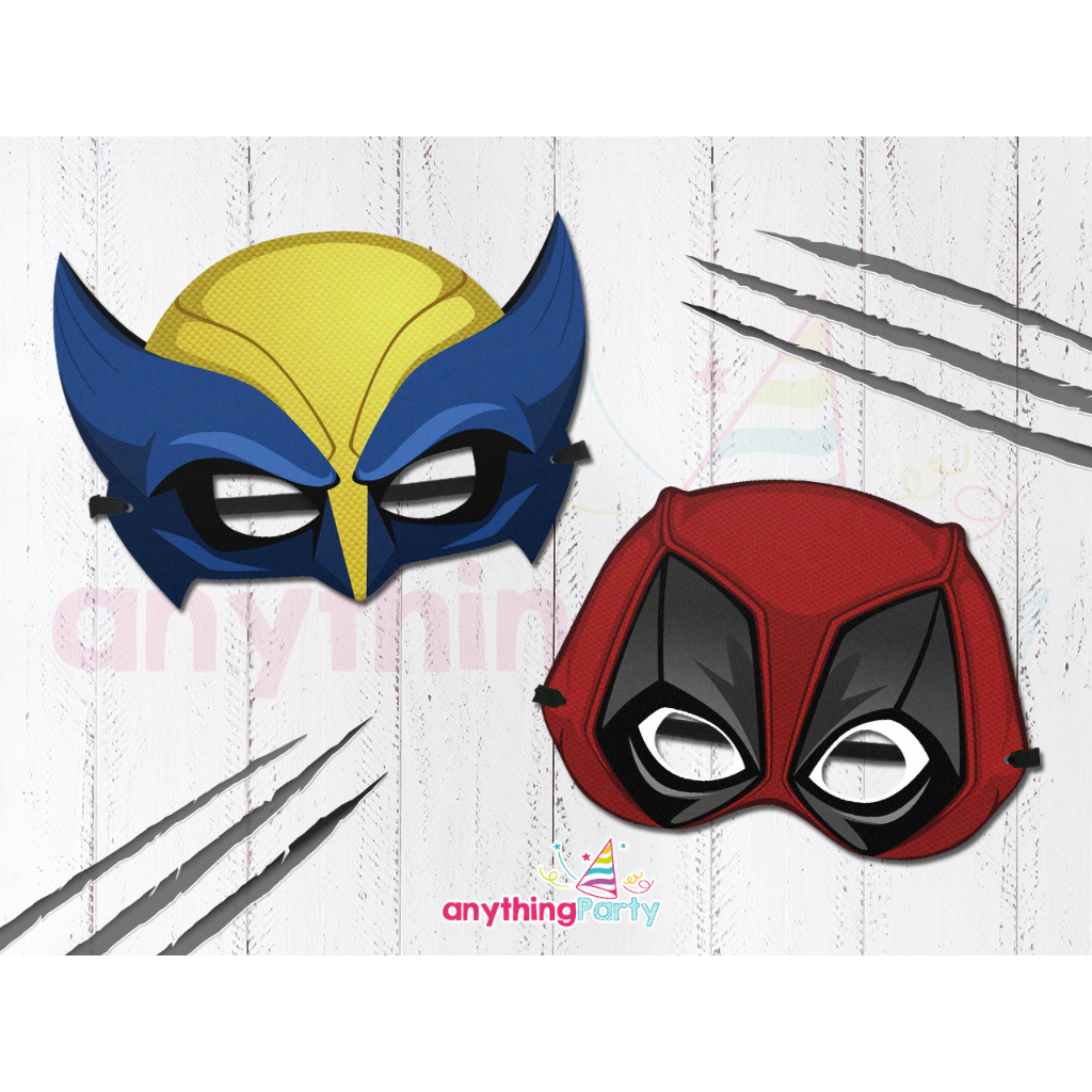 Character Children's Birthday Party Mask/Birthday Party Mask Superhero ...