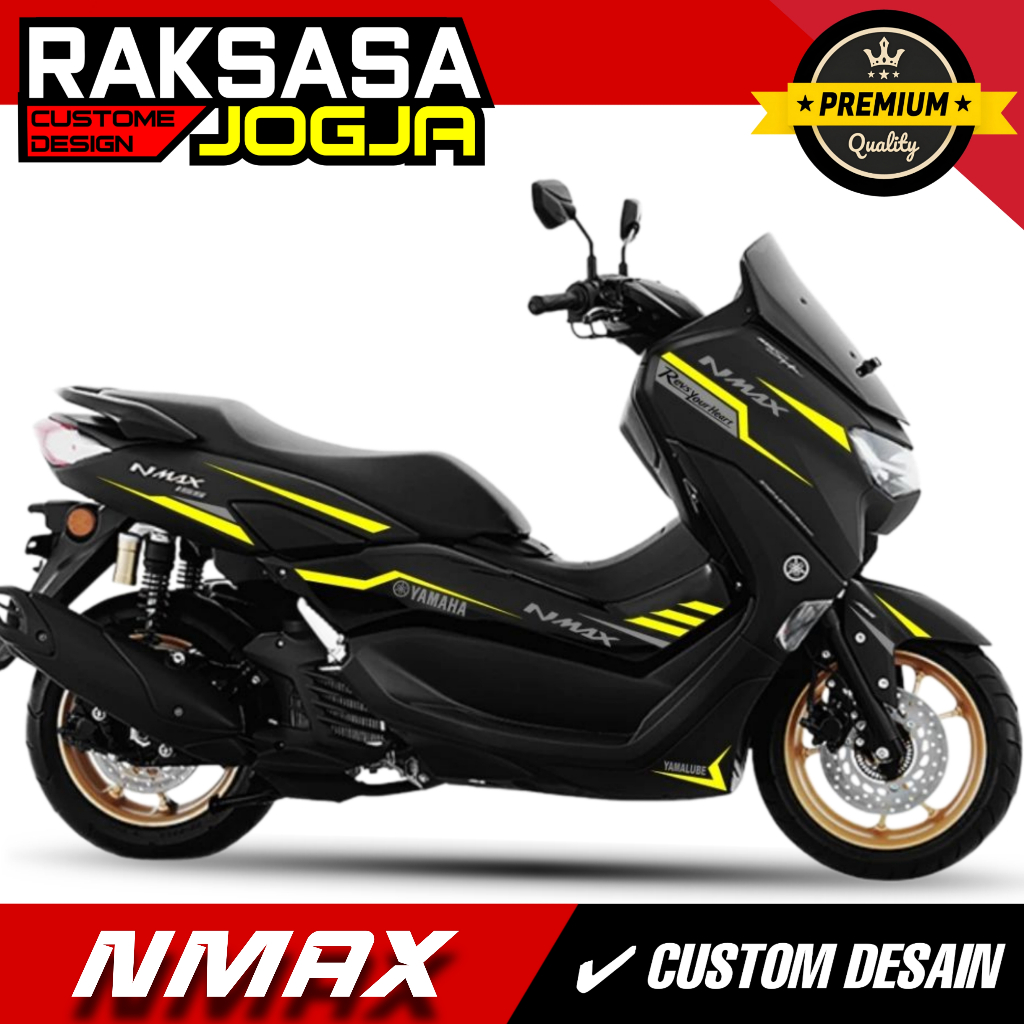New THAILAND NMAX STRIPING TRANSPARENT VINYL MAX DECAL 6 MATERIAL ...