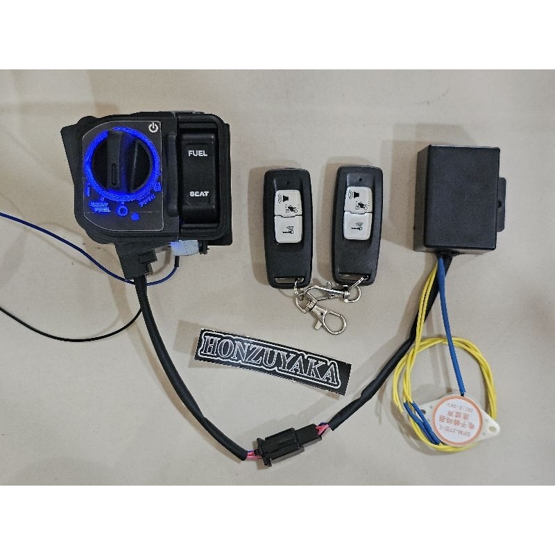 PCX 160 keyless smartkey with 2 remotes for honda motorbikes | Shopee ...