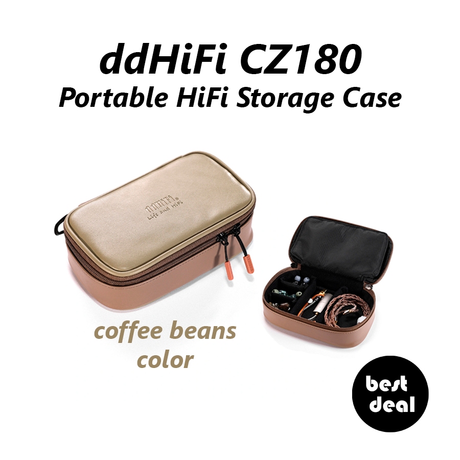 Ddhifi CZ180 Portable HiFi Storage Case for IEM Earphone Cable DAP DAC ...