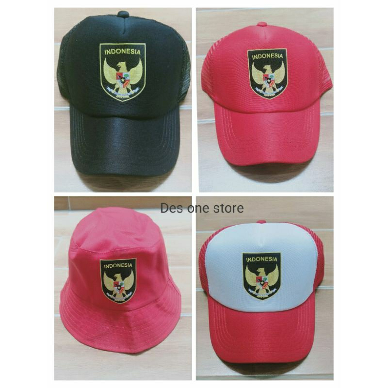 Indonesian National Team Hat Indonesian football hat Augustan 79 hat ...