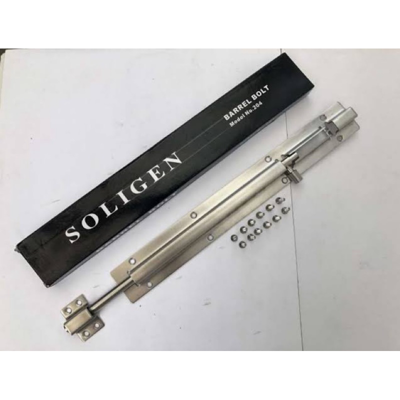 Soligen stainless steel door latch 8 inch 10 inch 12 inch 18 inch ...