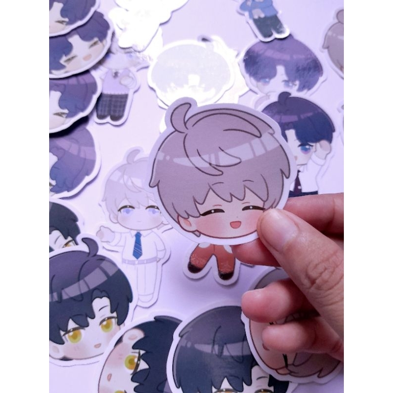 Love And Deepspace Sticker Game Love And Deepspace Chibi Sticker Rafael ...