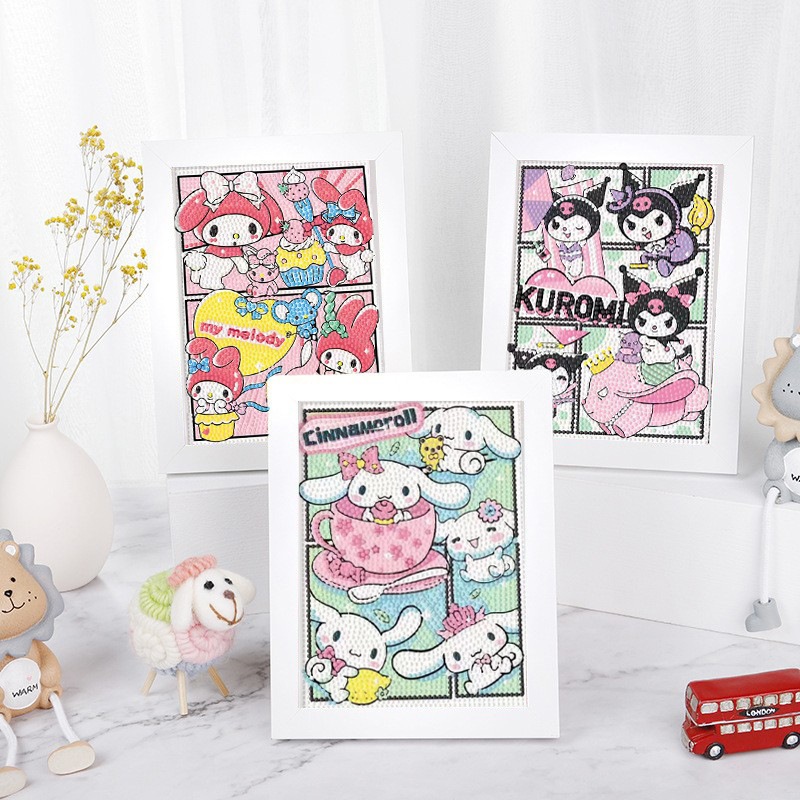 Kuromi Cinnamoroll lotso Diamond Painting 1set Creative lotso Diamond ...