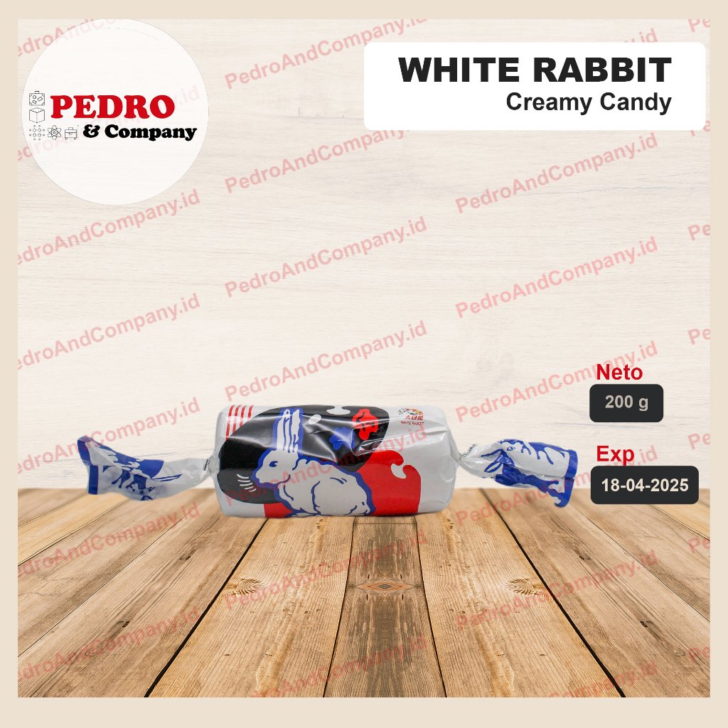 Jumbo milk white rabbit candy 200 grams milk candy sweet soft candy ...