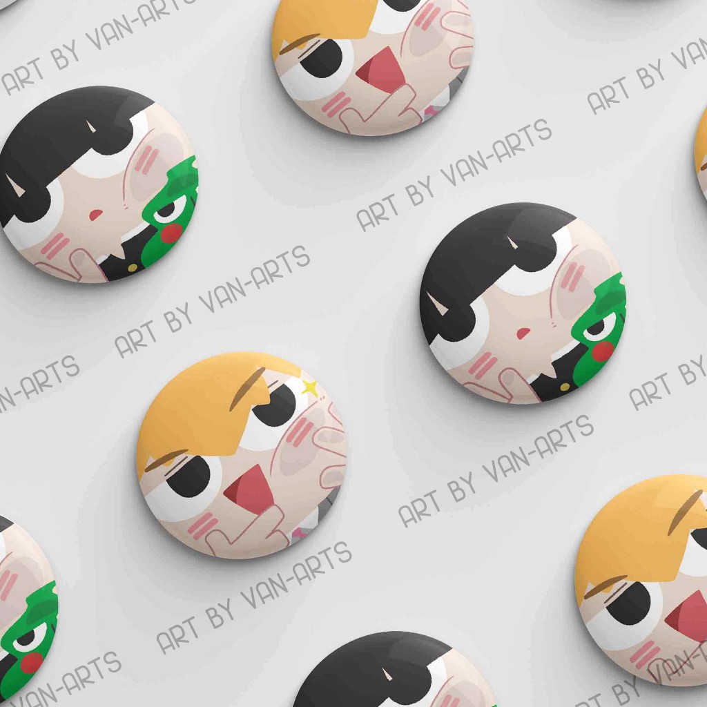 Mob Psycho 100 Button Pin | Shopee Philippines