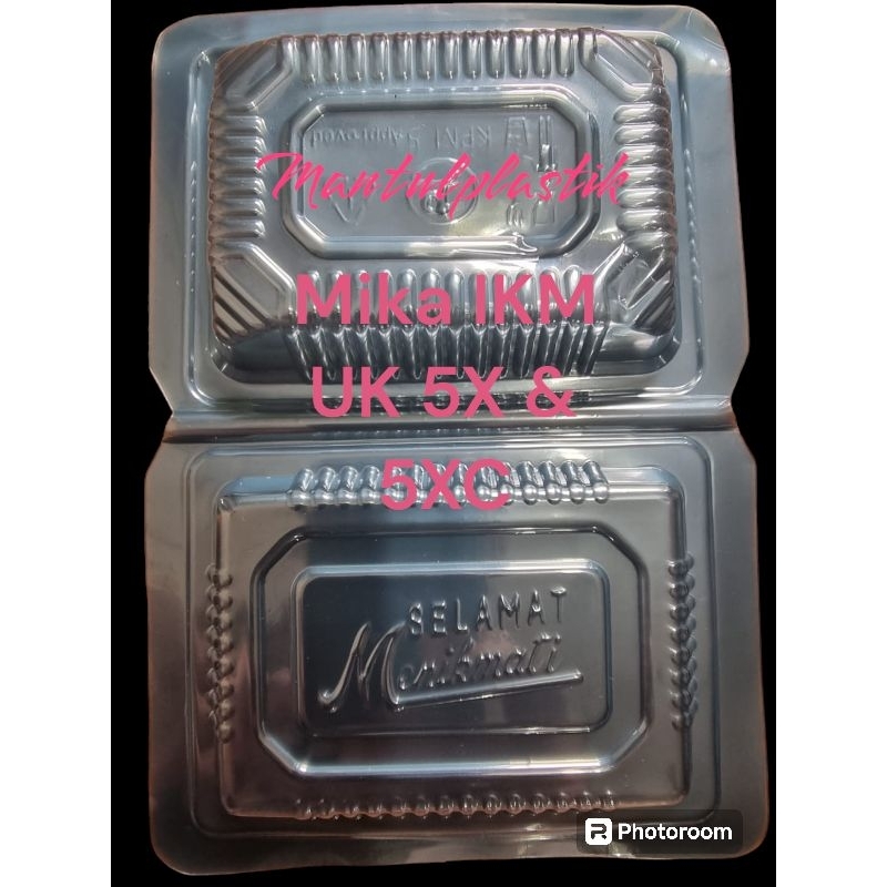(1 Pack) Mika IKM UK 5x5xc Clear/Box Mica Cake/Plastic Mica Packaging ...
