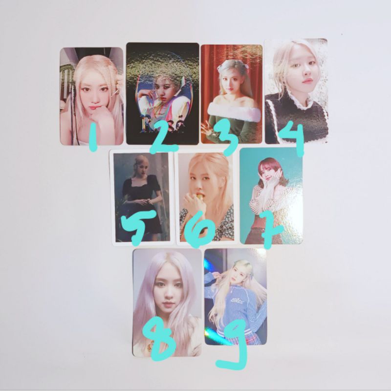 [HANGING Jnt] Blackpink Rosé Official Photocard DMM dear my muse POB ...