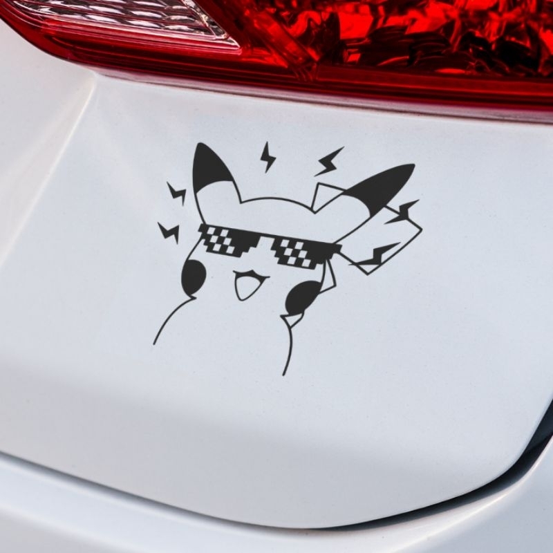 Pokemon Pikachu Dope Decal Sticker For Laptop, Car, Etc | Shopee ...
