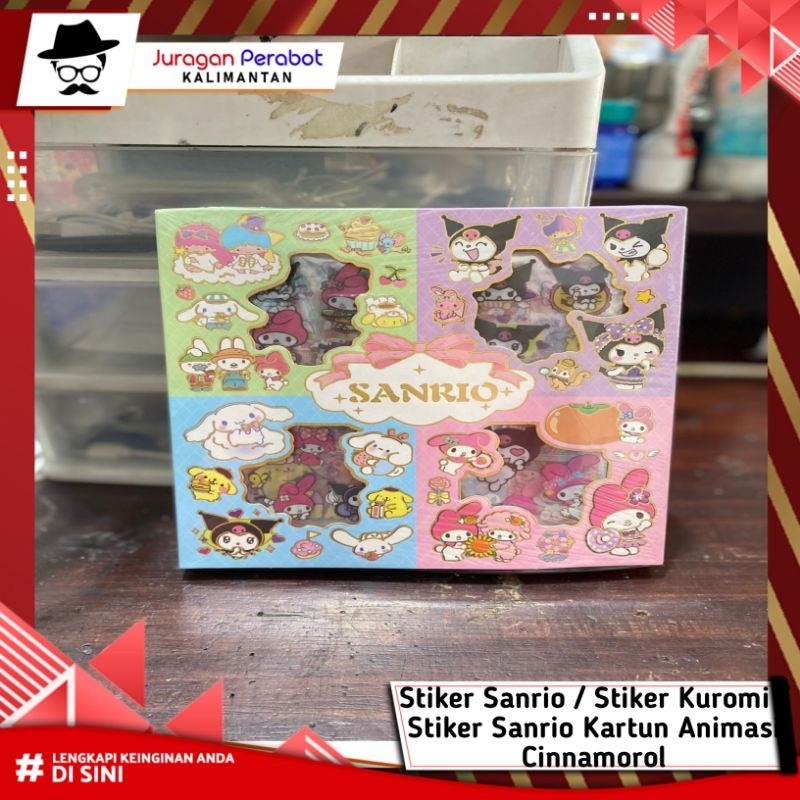 4 Color Kuromi Stickers / Cute and Waterproof Korean Cartoon Motif ...