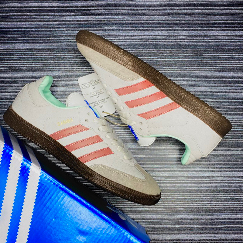 Adidas Samba Pink Gray 100% Original Material | Shopee Philippines
