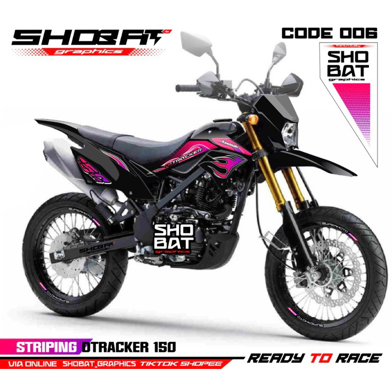 REPLIKA Dt ORI REPLICA KAWASAKI STRIPING DECAL, ACECORIS MOTORCYCLE ...
