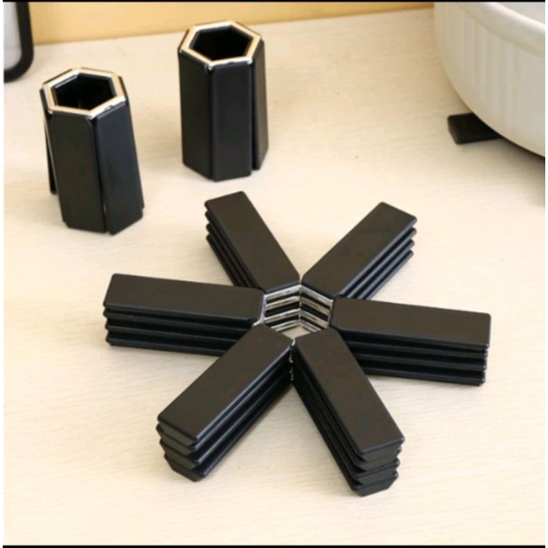 88k - folding hot coaster, heat-resistant non-slip pot coaster, folding ...