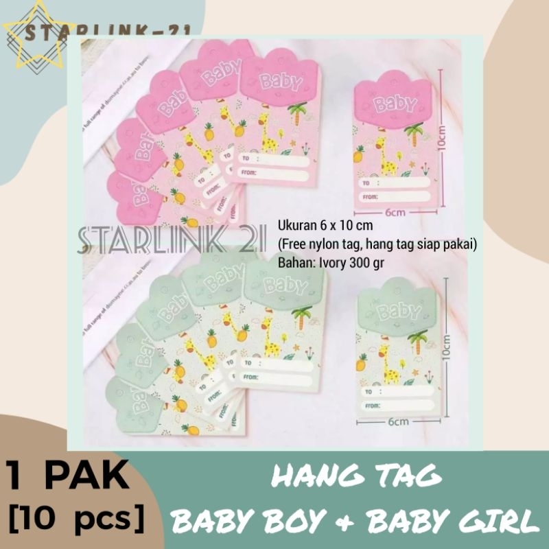 Hang TAG HAMPERS BABY BOY & BABY GIRL | Baby Hampers Hang Tag | Shopee ...