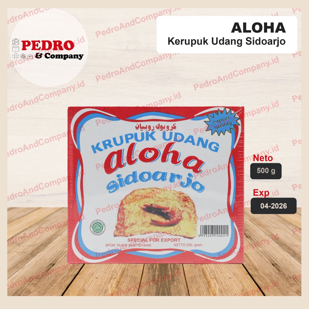 Aloha - Sidoarjo export quality shrimp crackers/ shrimp crackers (500Gr ...