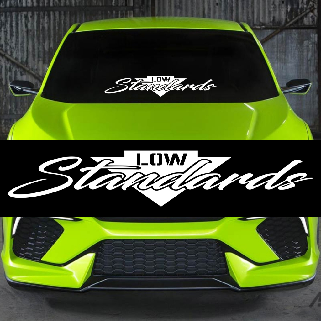 Low Standards JDM Cutting Sticker Car Window Sticker | Shopee Philippines
