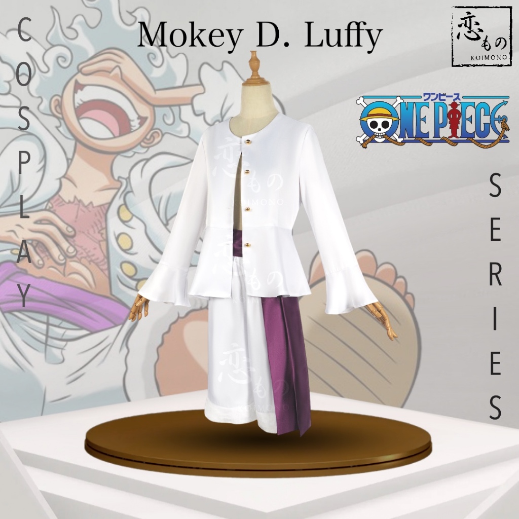 Koimono Monkey D. Luffy One Piece God Mode 5th Form / Gear 5 Cosplay ...