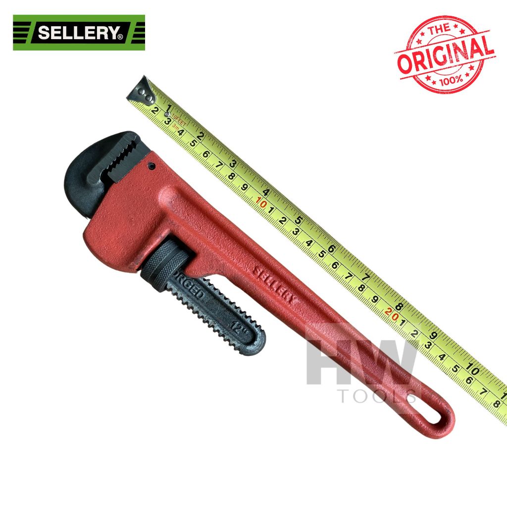 Monkey Wrench Pipe Wrench 12 inch Pipe Wrench 12" 89-430 Sellery ...